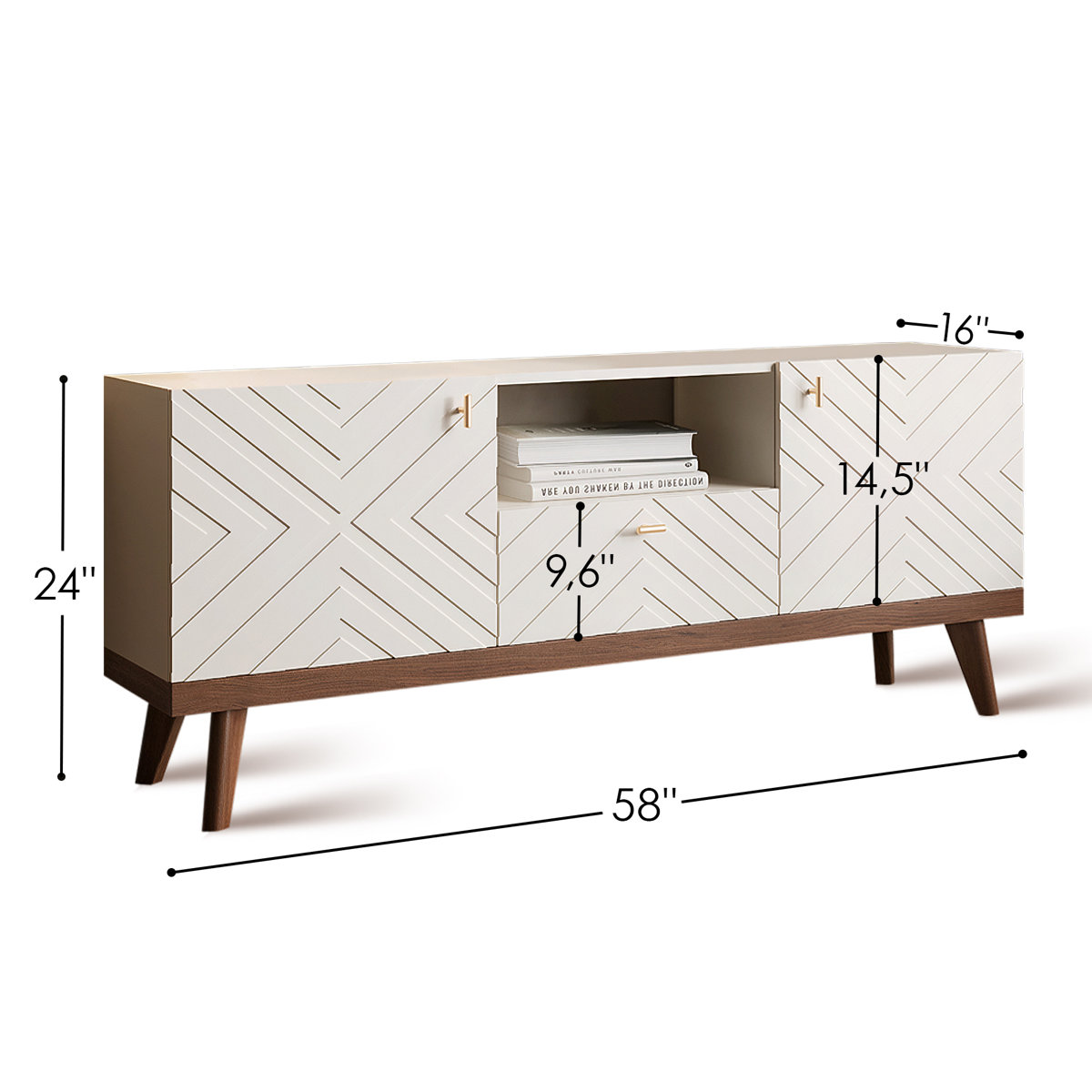 George Oliver Nancee TV Stand for TVs up to 65" & Reviews - Wayfair Canada